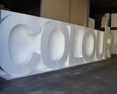Brisbane Colour Sign Commission - Polystyrene Products